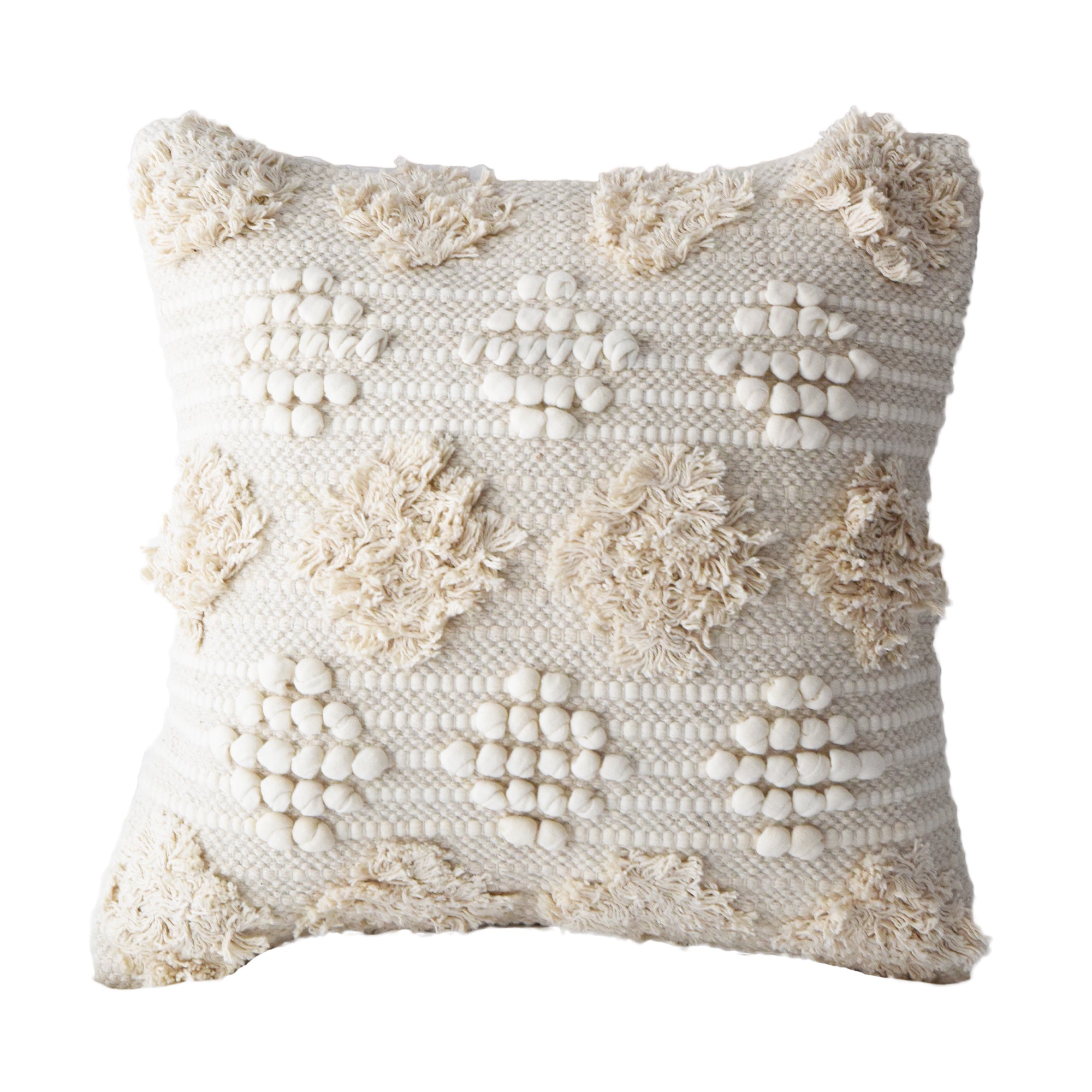 Calypso Boho Cushion | Ivory & White | Coastal, Hamptons & Boho Cushion ...