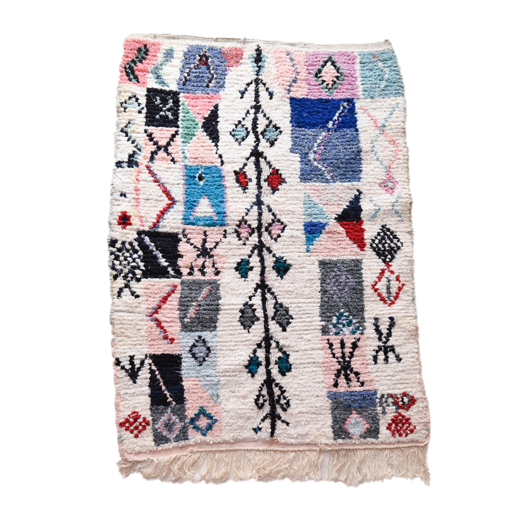 Moroccan Kids Rug #21 | Azilal Tribe Rug 200x100cm – BohoAbodeOnline